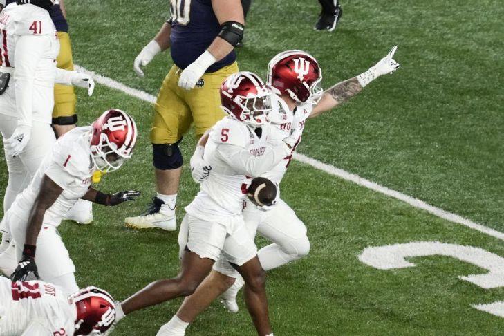 Notre Dame protects home field against Indiana | The Courier SOUTH BEND, Ind. (AP) — Jeremiyah ...