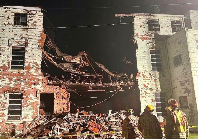 school buildings collapsing