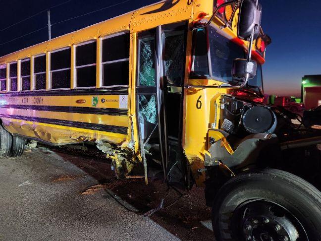 school bus crash