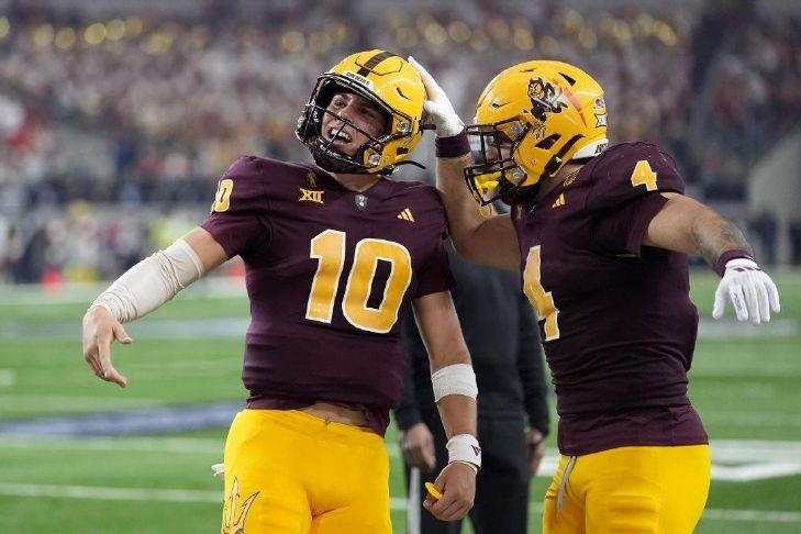 Arizona State rides quarterback Leavitt's steady hand into the College ...