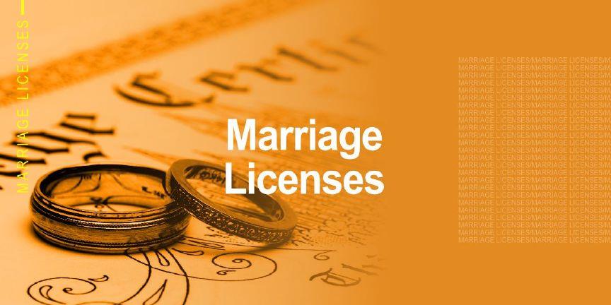 Marriage licenses | Review Times The following marriage-license ...