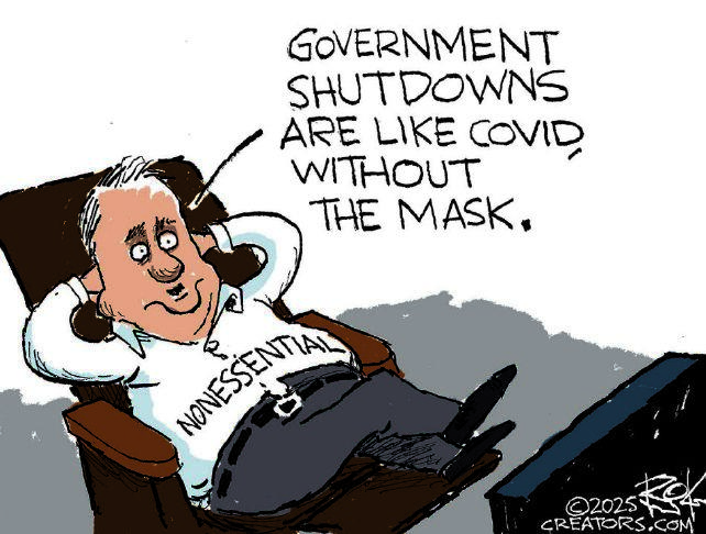 Here we go again | The Courier Saturday Cartoon 10-4-25