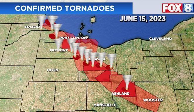Five tornadoes confirmed in Huron County | Norwalk Reflector During the ...