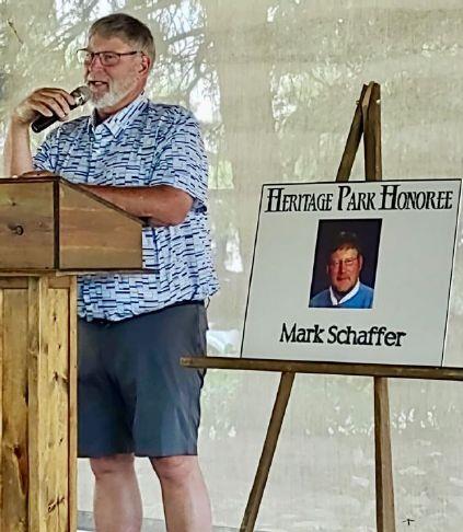 Schaffer 'humbled' by Heritage Park honor | Norwalk Reflector Mark ...