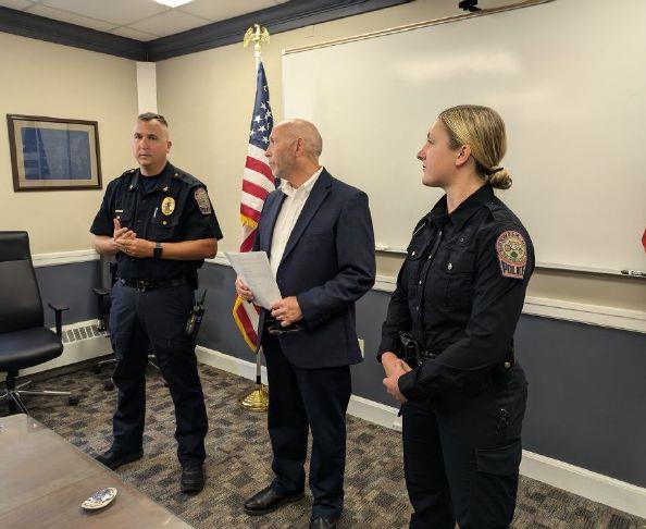 New officer sworn in | Norwalk Reflector Kinsey Dress was top of her class