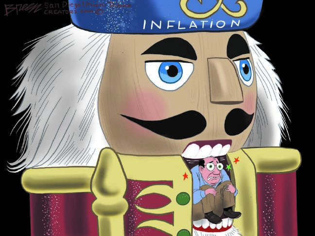 Squeezed | Sandusky Register Editorial cartoon