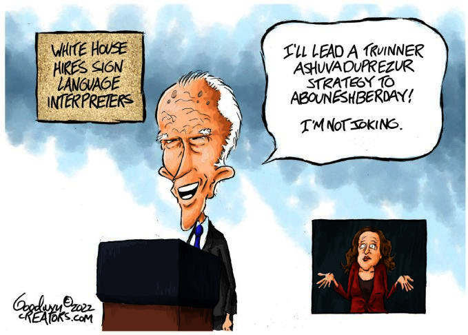 What did he say? | Sandusky Register Editorial cartoon