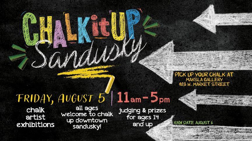 Let's talk about Chalk It Up | Sandusky Register All ages art event ...