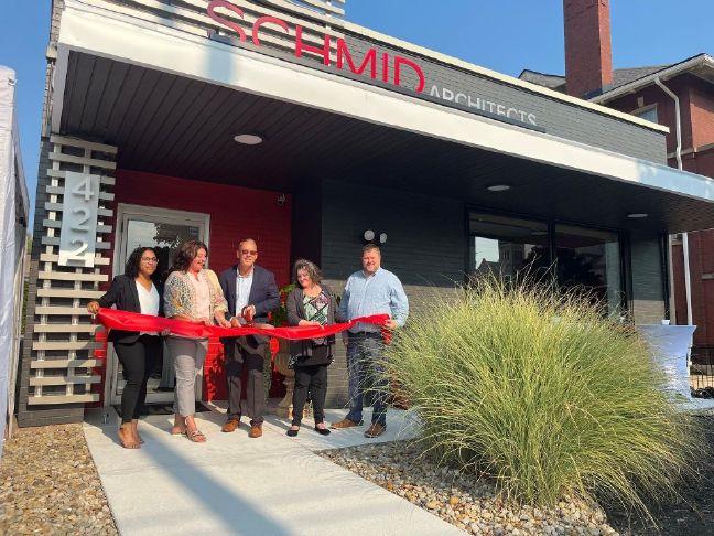 Schmid Architects shows off new building | Sandusky Register Ceremony ...
