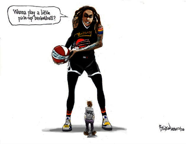 Take it to the court | Sandusky Register Cartoon commentary