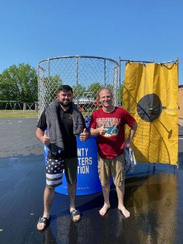 Dunking a deputy | Sandusky Register Kids take part in special end-of ...
