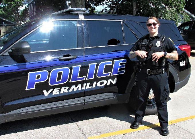 Vermilion welcomes new police officer | Sandusky Register She received ...