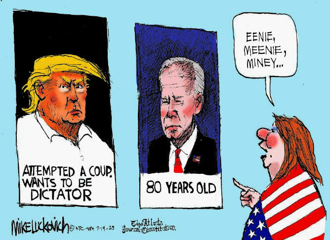 Easy choice | Sandusky Register Cartoon commentary