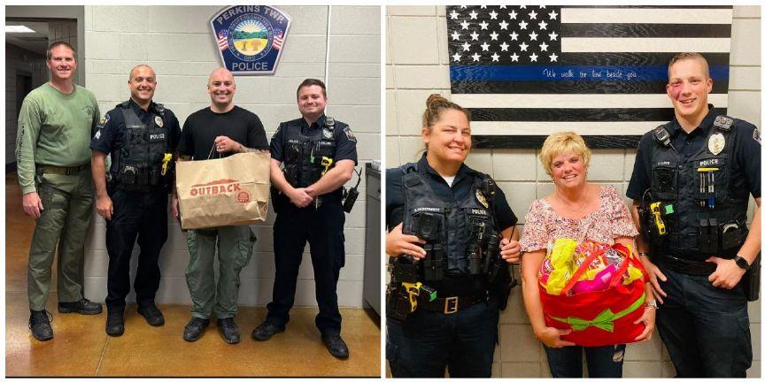Community shows love to Perkins police | Sandusky Register 'We ...