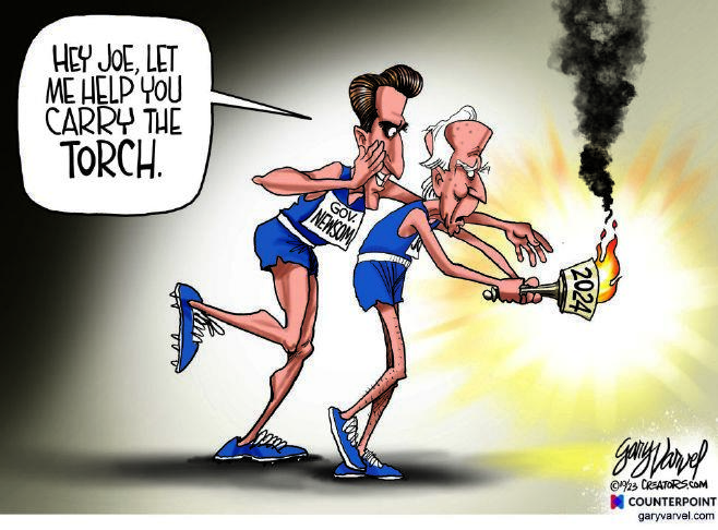 Pass the torch | Sandusky Register Cartoon commentary