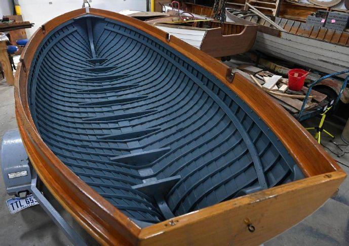 Museum volunteers restore Perry longboat | Norwalk Reflector Replica of ...