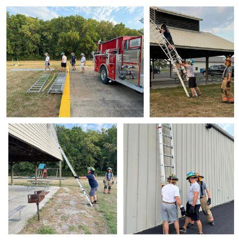 Learning about ladder safety | Sandusky Register First responders ...