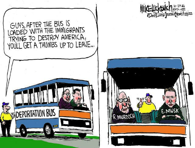 Two should go away | Sandusky Register Cartoon commentary