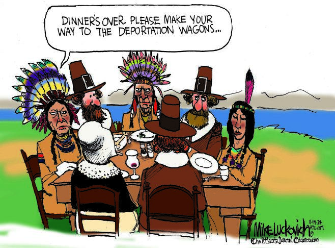 Dinner's over | Sandusky Register Cartoon commentary