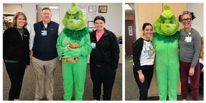 Grinch seeks physical therapy | Sandusky Register Holiday character ...