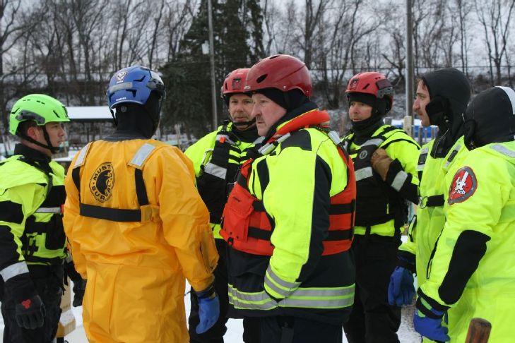 Getting certified in ice rescue | Sandusky Register Many local ...