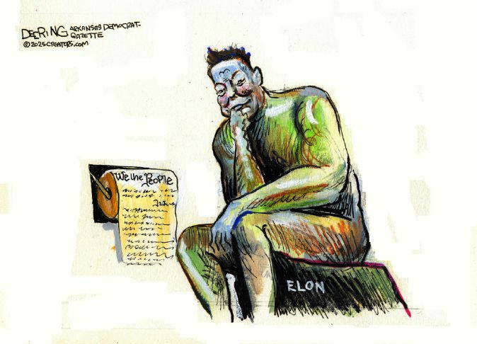 Thinker | Sandusky Register Cartoon commentary