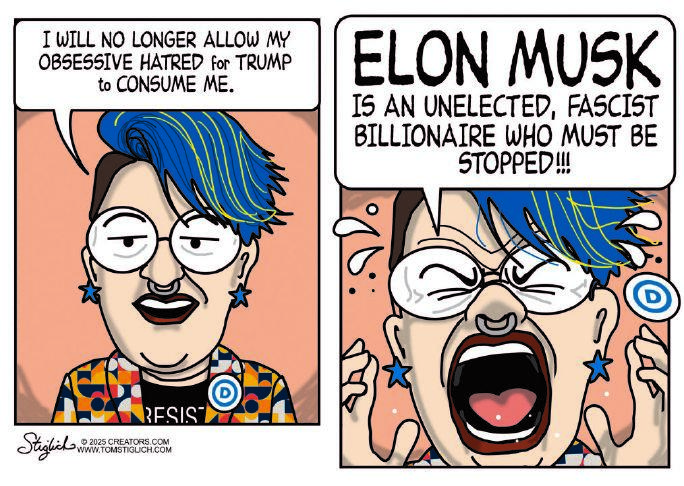 Hating someone else | Sandusky Register Cartoon commentary