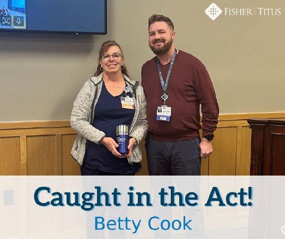 Betty Cook 'caught in the act' | Sandusky Register She greatly helped ...