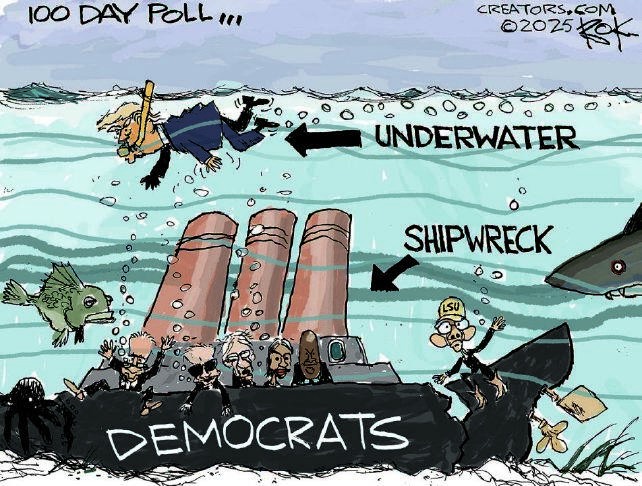 Sink or swim | Sandusky Register TUESDAY CARTOON 050625