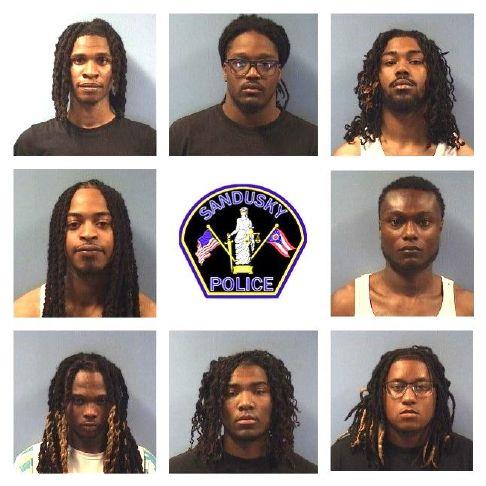 8 arrested for alleged riot | Sandusky Register Sandusky police ...