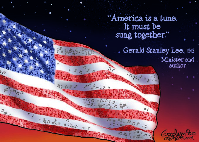 Finding harmony | Sandusky Register Cartoon commentary: July 5