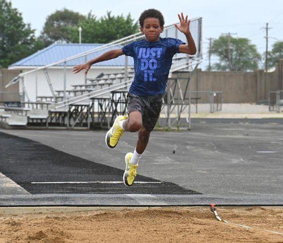 Kids run, jump and throw | Sandusky Register The final junior Sandusky ...