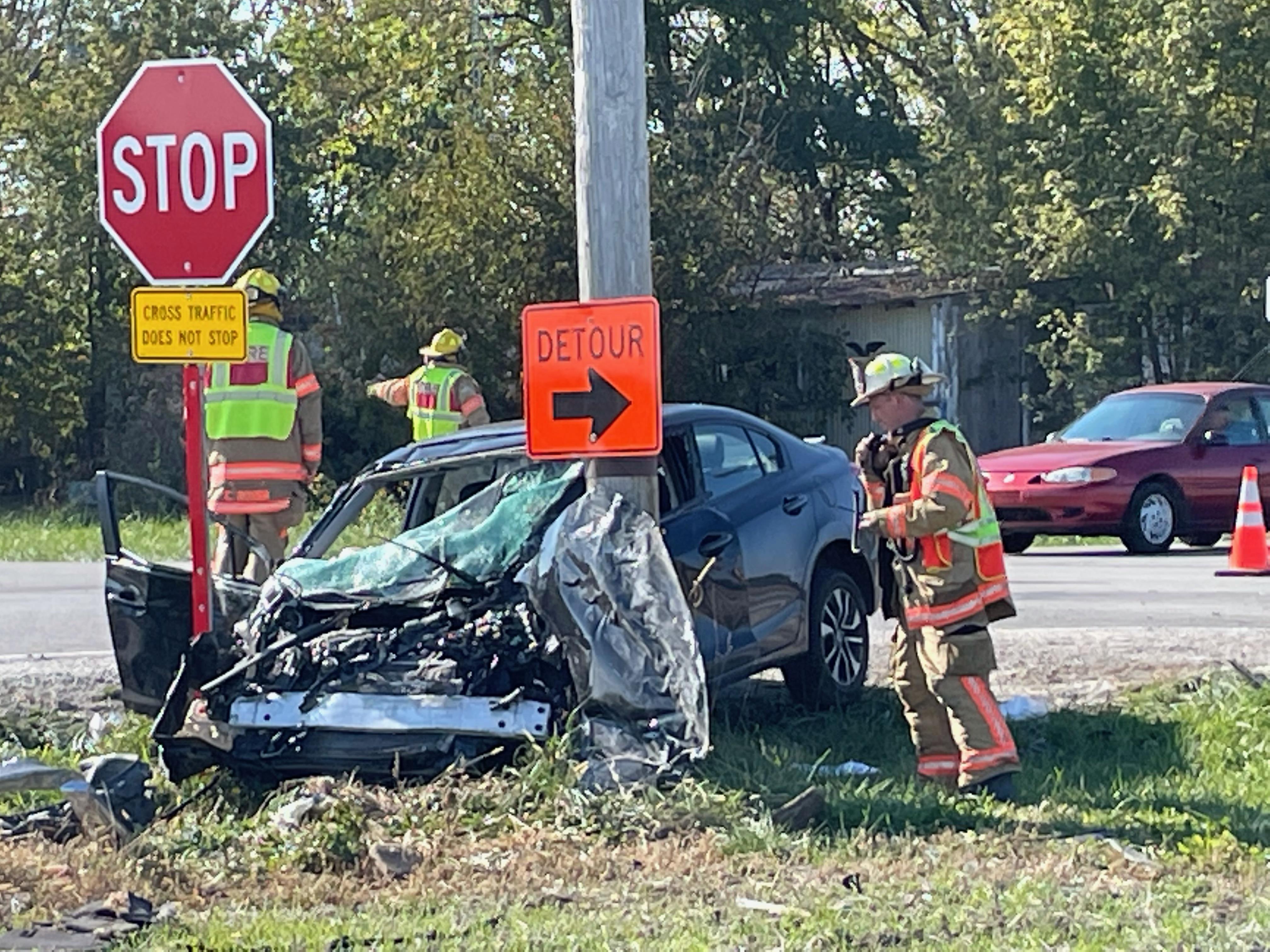 2-vehicle accident sends people to hospital via Life Flight, EMS ...