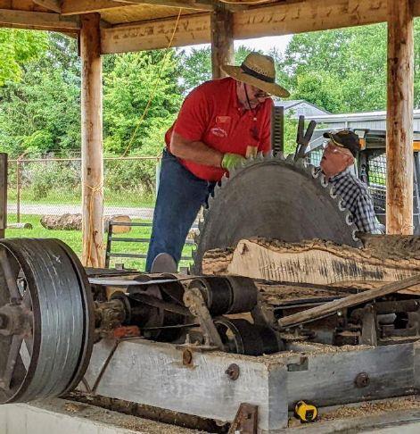 Demos of sawmill from 1935 happening at Seneca County Fair | The ...