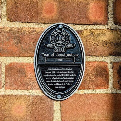 City Hall receives 200 year plaque | Advertiser-Tribune The marker ...