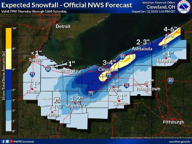 Snow coming this weekend | Advertiser-Tribune Expected on Friday.