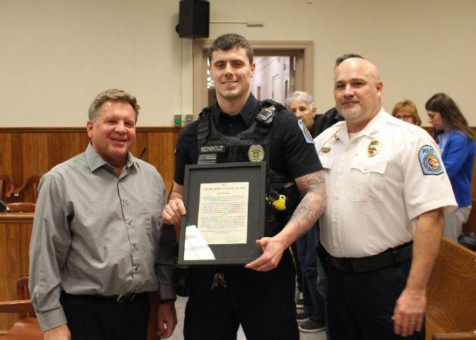 Reinbolt chosen as Fostoria's 2022 Officer of the Year | The Courier ...