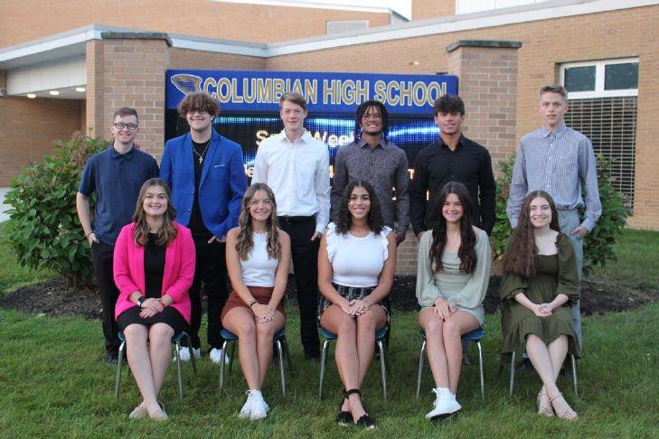 Columbian Homecoming court | Advertiser-Tribune Back Row from left ...