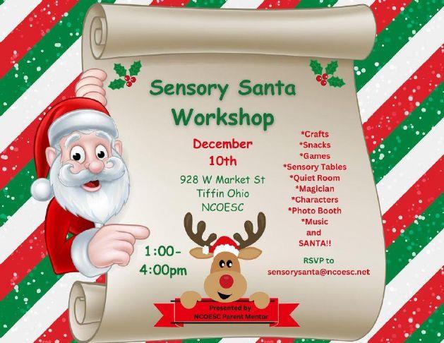 NCOESC hosts 'Sensory Santa Workshop' | Review Times Dec. 10 from 1-4 p.m.